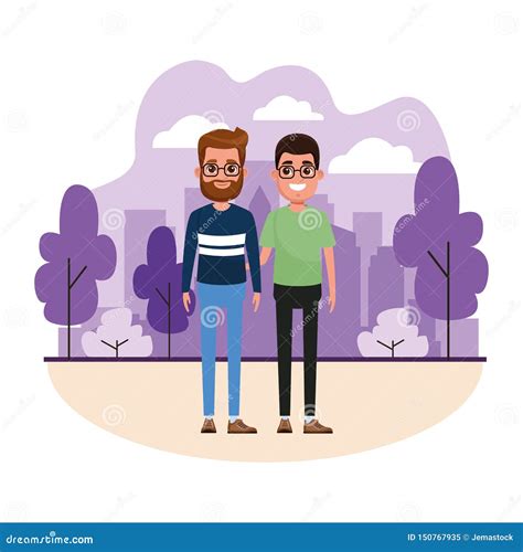 Retrato Del Personaje De Dibujos Animados Del Avatar De Los Hombres