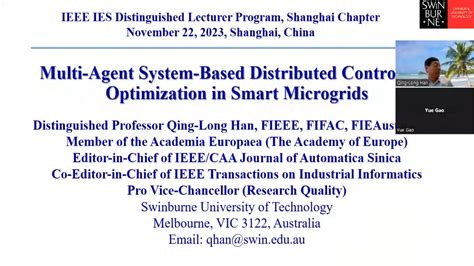 multi agent systems based distributed control and optimization in smart grids industrial