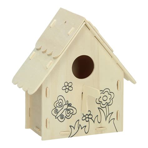 Maak Je Eigen Houten Vogelhuisje Variatie B Thimble Toys