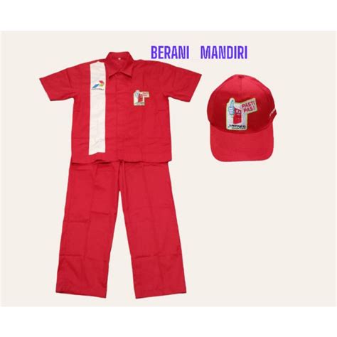 Jual Paket Komplit Operator Spbu Pertamina Stelan Kerja Operator Spbu