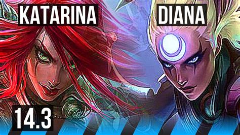 KATA Vs DIANA MID Quadra Legendary 1100 Games Rank 12 Kata