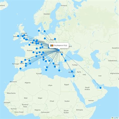 Cluj Napoca CLJ Flight Routes Destinations Flight Routes