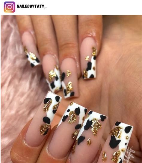 Cute Cow Nail Art Designs For Nerd About Town