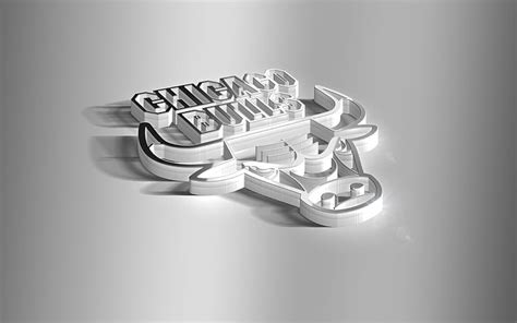 HD Wallpaper Basketball Chicago Bulls 3D Logo NBA Wallpaper Flare