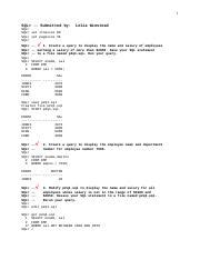 Practice Solution Sql Submitted By Lelia Winstead Sql Sql Set