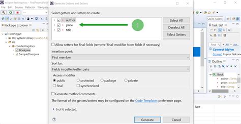 code generation and formatting with eclipse ide