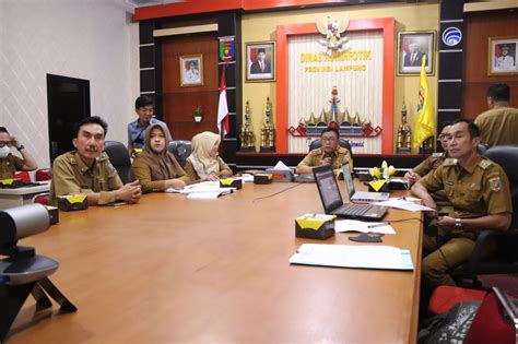 Pemprov Lampung Mengikuti Rapat Koordinasi Jadwal Pemantauan Evaluasi