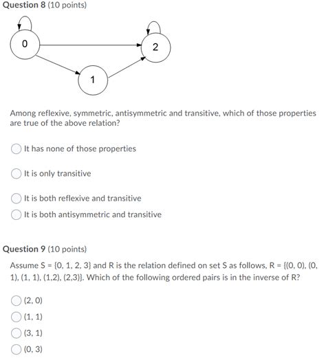 solved question 1 10 points assume a is the set of