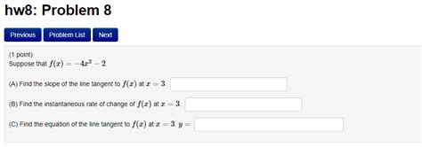 solved hw8 problem 8 previous problem list next 1 point