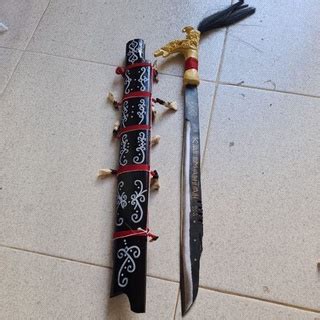 Jual Mandau Khas Kalimantan 65cm Senjata Tradisional Suku Dayak