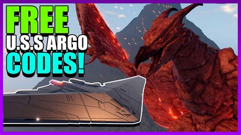 FREE U S S ARGO CODES HERE Kaiju Universe YouTube