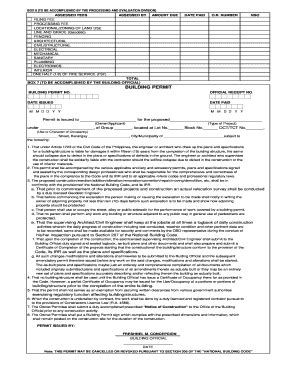 Fillable Online Unified Application Form For Building Permit And FSEC