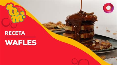 RECETA de WAFLES QuéMañana YouTube