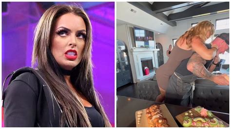 Former Wwe Star Mandy Rose Chokes Male Chef In Public Video