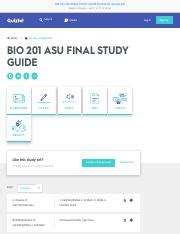 BIO 201 ASU FINAL STUDY GUIDE Flashcards Quizlet BIO 201 ASU FINAL