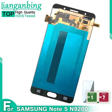 New Super AMOLED LCD Note 5 N9200 N920T N920A N920I Display 100 Tested