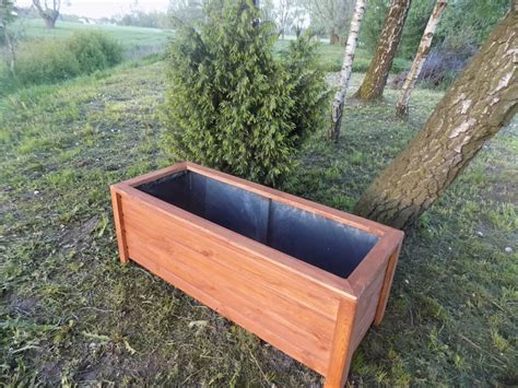 Donica Doniczka Drewniana 120x40x40 Folia HIT 7204420661