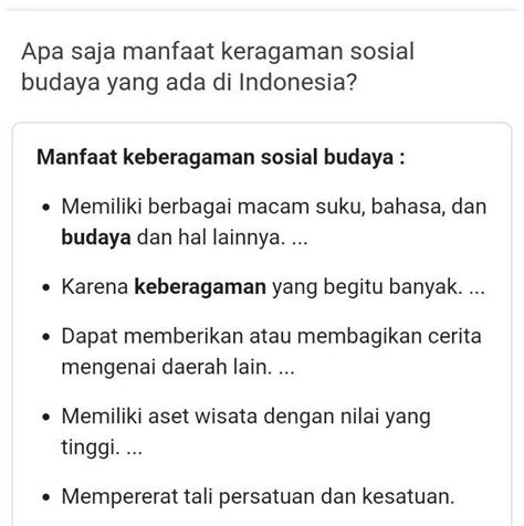 Apa Manfaat Keberagaman Budaya Di Indonesia Homecare
