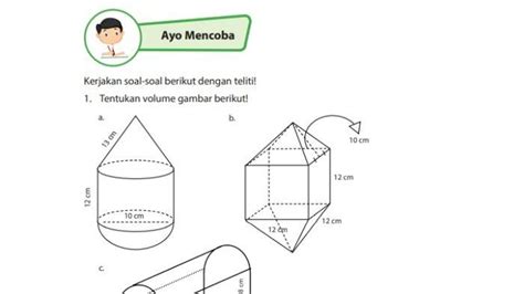 Kunci Jawaban Matematika Kelas 6 Halaman 157 158 Cara Hitung Volume