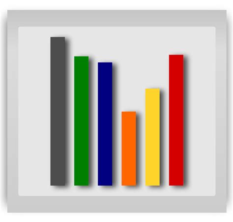 Statistics Graph Moving Up Growth Semi Flat Color Vector Element Clip