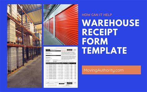 Warehouse Receipt Form Template Understands Warehouse Receipt