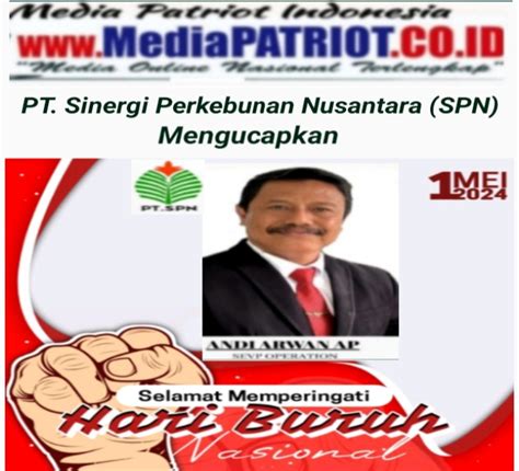 PT Sinergi Perkebunan Nusantara Mengucapkan Selamat Memperingati Hari