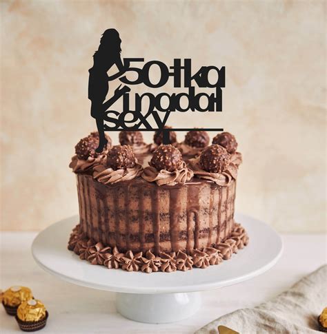 Topper Na Tort 50 I Nadal Sexy Kobieta Urodziny 12379714111