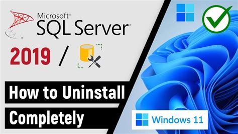 How To Uninstall Microsoft Sql Server Completely From Windows