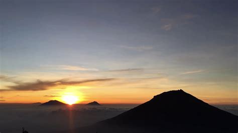 Sunrise Mt Sindoro Youtube