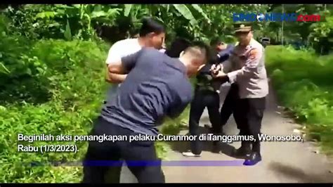 Kejar Kejaran Pelaku Curanmor Polisi Tangkap Anak Seorang Kakon Di