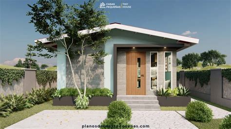 Plano De Casa X Metros Idea De Casa Peque A