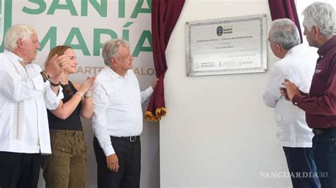 AMLO inaugura la presa Santa María en Sinaloa sin módulos de riego e