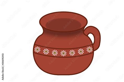 Jarro De Barro Stock Vector Adobe Stock
