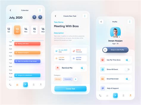 Task Manager Mobile App Mobile App Design Inspiration Mobile App