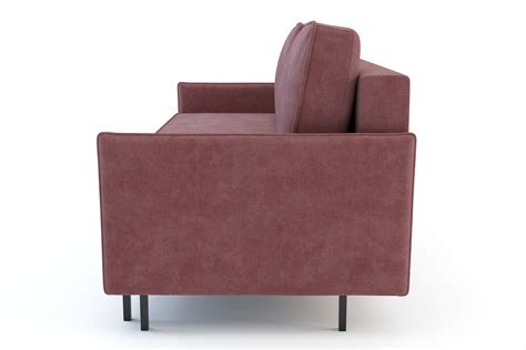 Sofa rozkładana różowa NELLY Agata