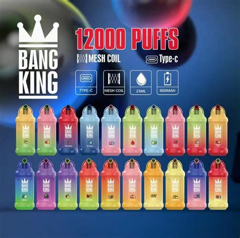 Super Cool Bang King 12000 12K Puffs Disposable Vape Pen With Wholesale