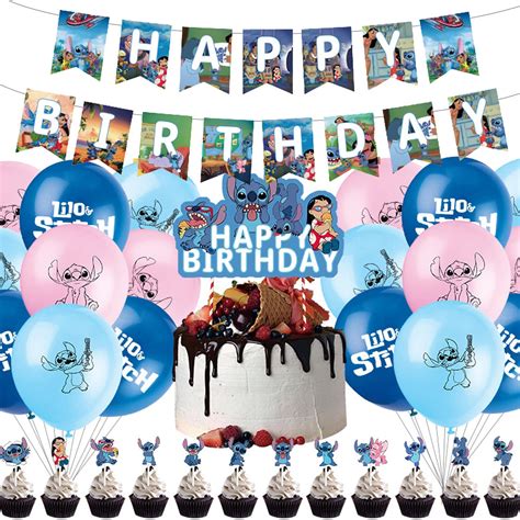 Buy Lilo Stitch Theme Party Decoration Miotlsy Lilo Stitch Party