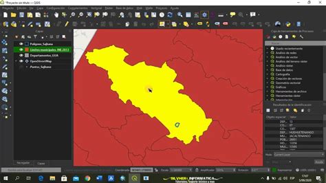 Crear Pol Gono Y Realizar Mapa En Qgis Youtube