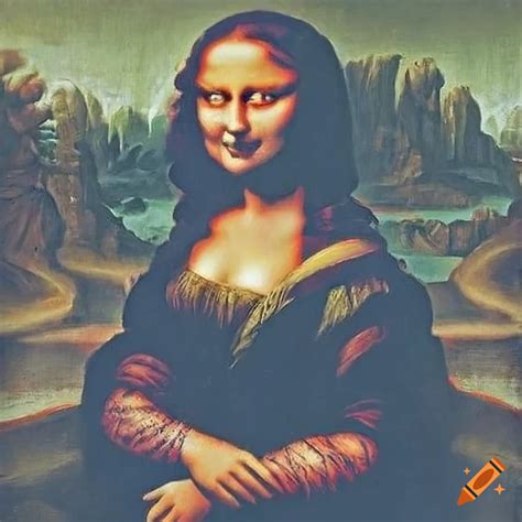 Mona Lisa Painting By Leonardo Da Vinci On Craiyon