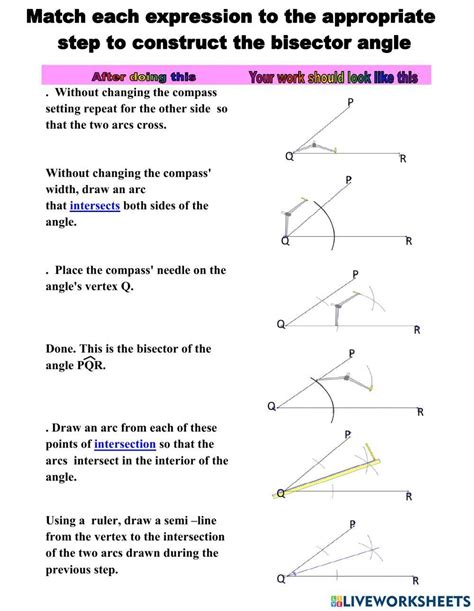 Angle Bisector Worksheets Worksheets Library