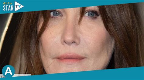 Reste Calme Carla Bruni Inqui Te Elle Adresse Un Message Son