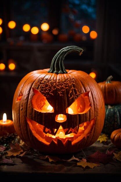 Premium Photo Jackolantern Halloween Pumpkin