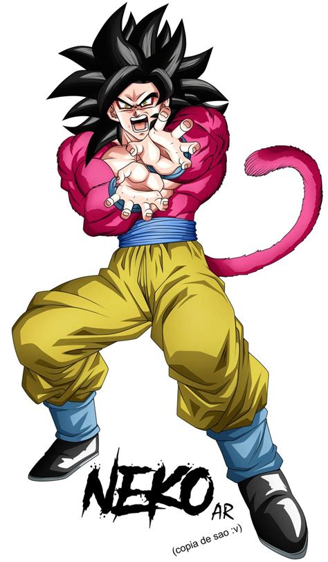 SONNNNNN GOKUUUUEEEEEEEEEEEEEEEE Super Saiyan 4 By NekoAR On