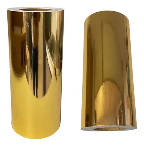 Vinilos Adhesivos De Corte Dorado Brillante Cm X Mts Cuotas Sin