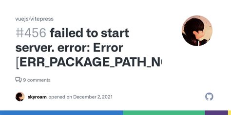 Failed To Start Server Error Error ERR PACKAGE PATH NOT EXPORTED