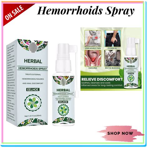Best Selling And Very Effective HERBAL HEMORRHOIDS SPRAY 30ML Herbal
