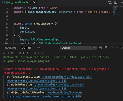 not working in typescript files · issue 716 · wallabyjs quokka · github