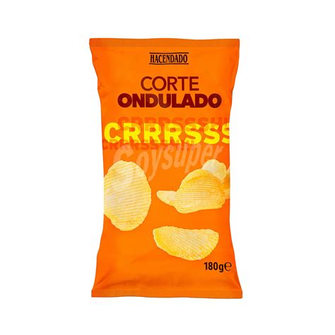 Hacendado Patatas Fritas Onduladas Paquete G