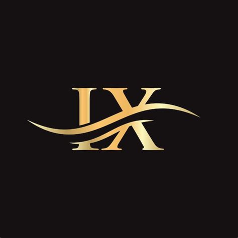 Diseño de logotipo ix moderno para identidad empresarial y empresarial