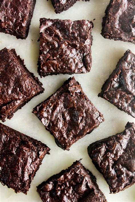 Fudgy Eggless Brownies The Desserted Girl